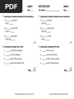 Brainy 4 Unit 1 Test | PDF