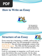 How To Write An Introductory Paragraph Using The Funnel Method | PDF ...