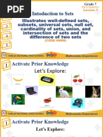 Math 7 Module | PDF | Set (Mathematics) | Teaching Mathematics