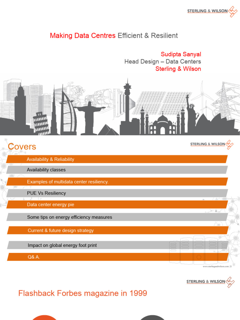 How To Make Data Centre Resilient Efficient | PDF | Data Center ...