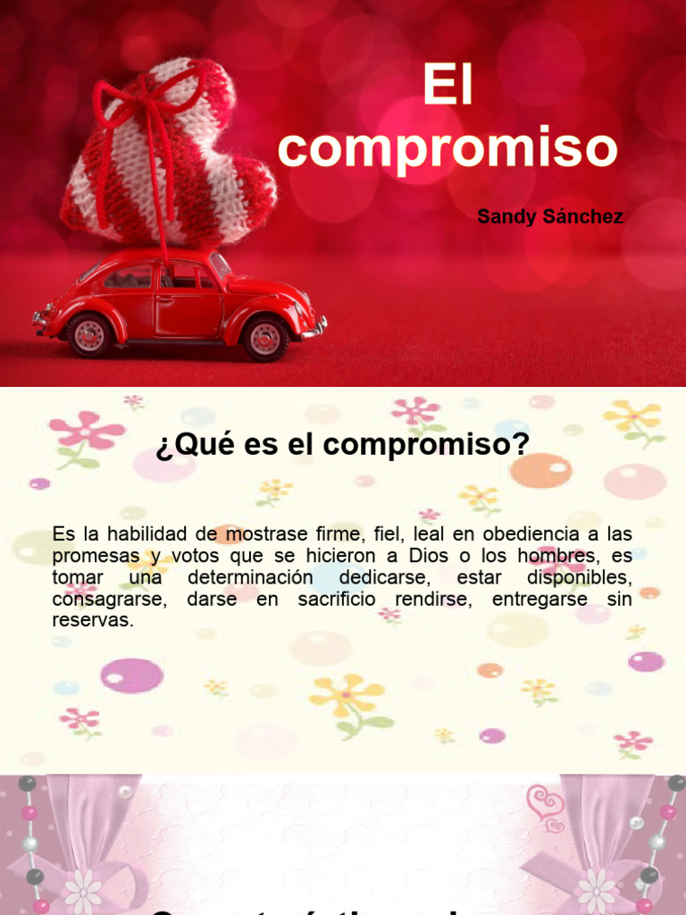 Compromiso | PDF | Relaciones personales, crianza y desarrollo personal