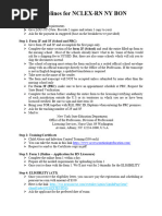 Nurse Form 2F Instructions for Applicants | PDF | Nursing | Licensure