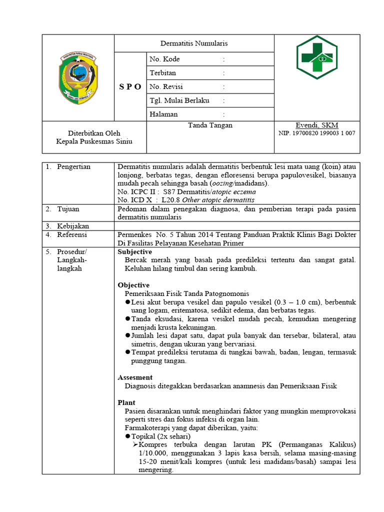 Dermatitis Numularis Edited | PDF