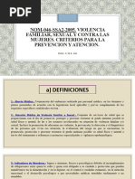 Norma Oficial Mexicana Nom-046-Ssa2-2005. Violencia Familiar, Sexual y Contra Las Mujeres ...