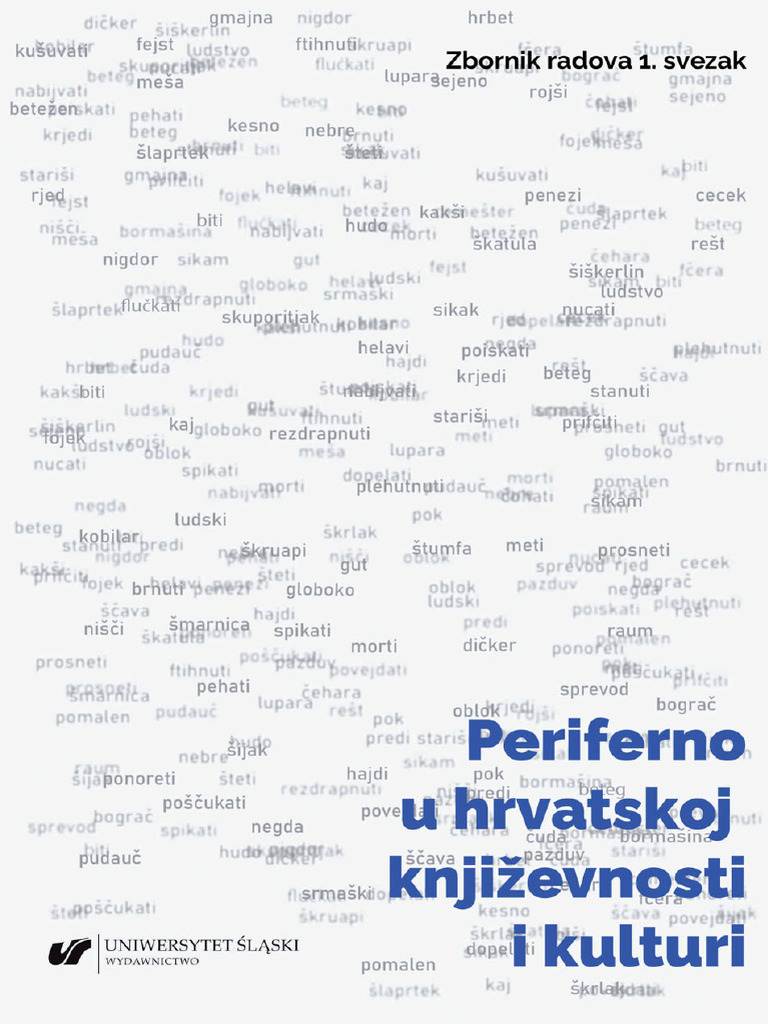 Periferno U Hrvatskoj Knjizevnosti I Kulturi | PDF