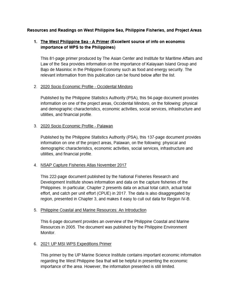 Materials For WPS | PDF