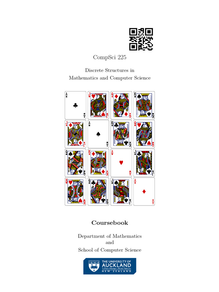 UoA Cs 225 Coursebook - S22023 | PDF | Mathematical Proof | If And Only If