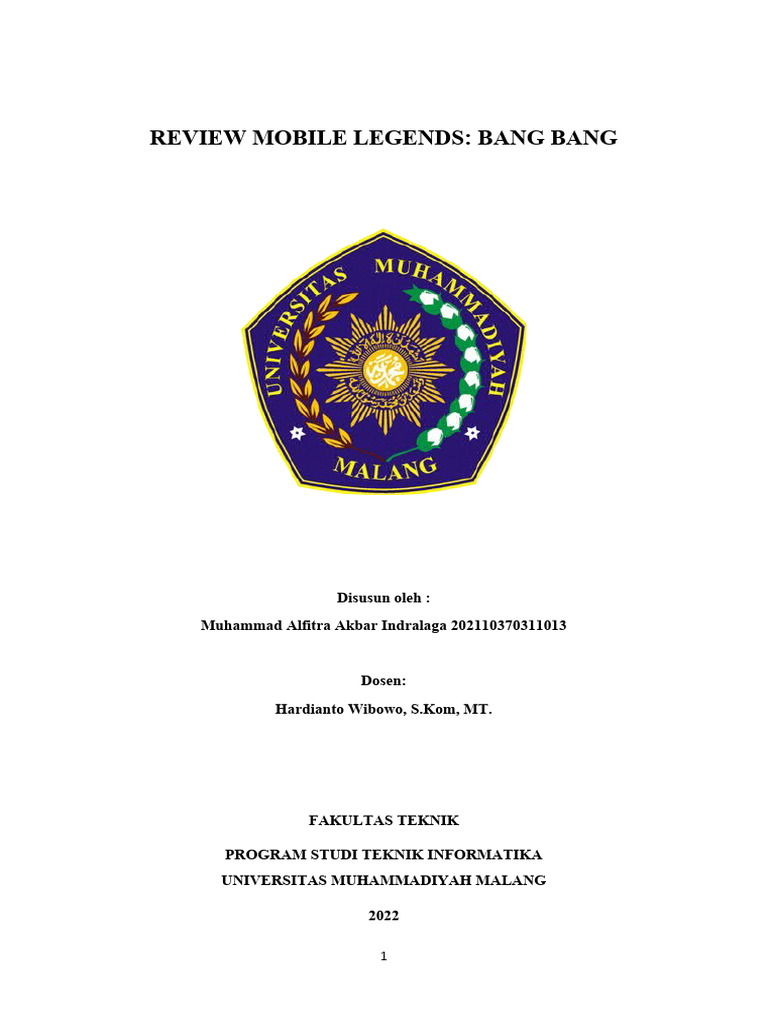 Mobile Legends: A Student Review | PDF
