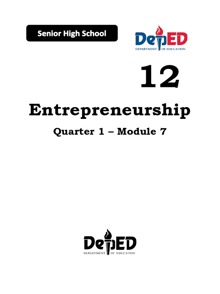 1Q ENTREP MODULE 7 For REFERENCE | PDF