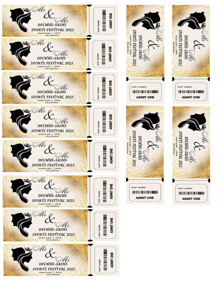 Ticket Pageant | PDF