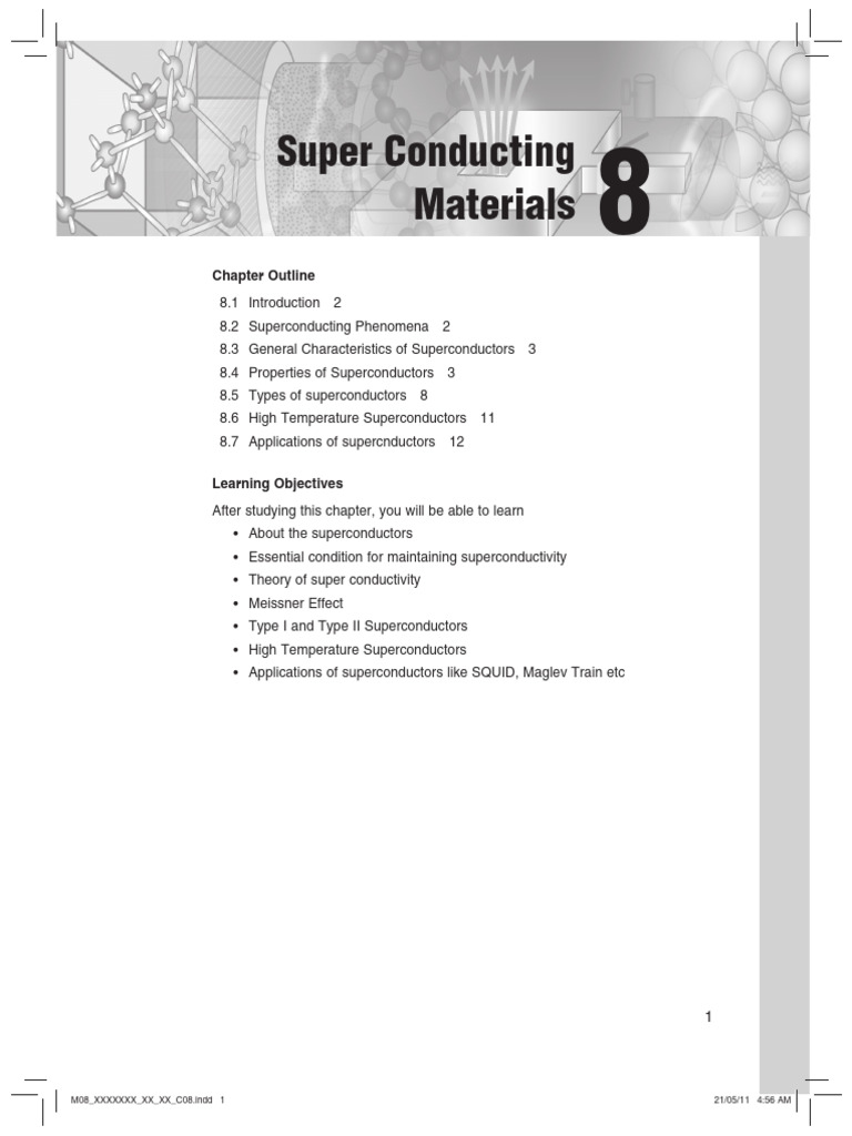 Superconductors Ch8 | PDF