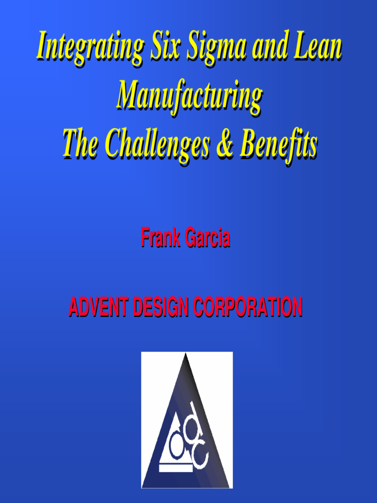 integrating-six-sigma-and-lean-manufacturing-the-challenges-benefits | PDF