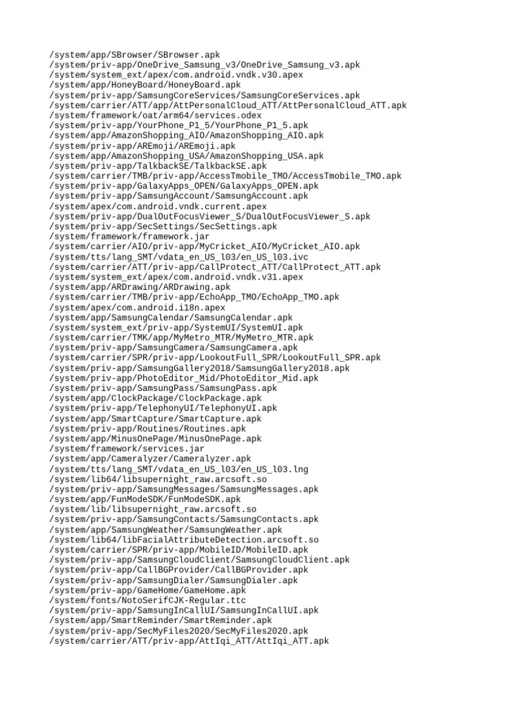 Overview of Samsung Privileged Apps | PDF | Computers