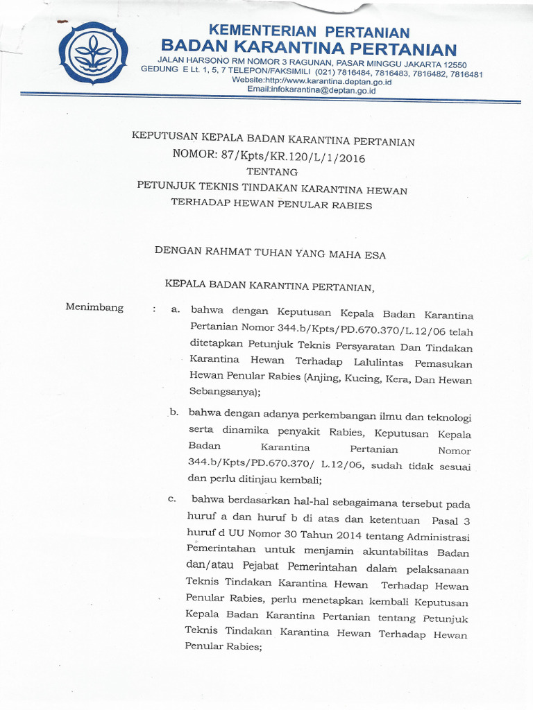 Juknis TKH Rabies | PDF