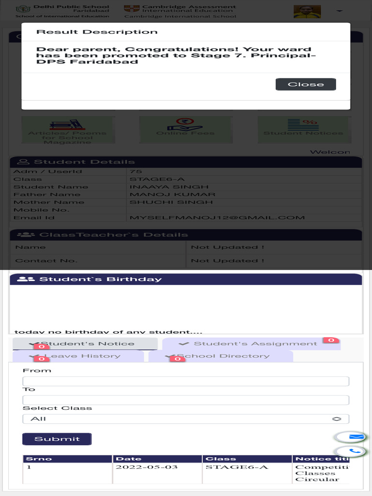 School of International Education, DPS FaridabadD | PDF