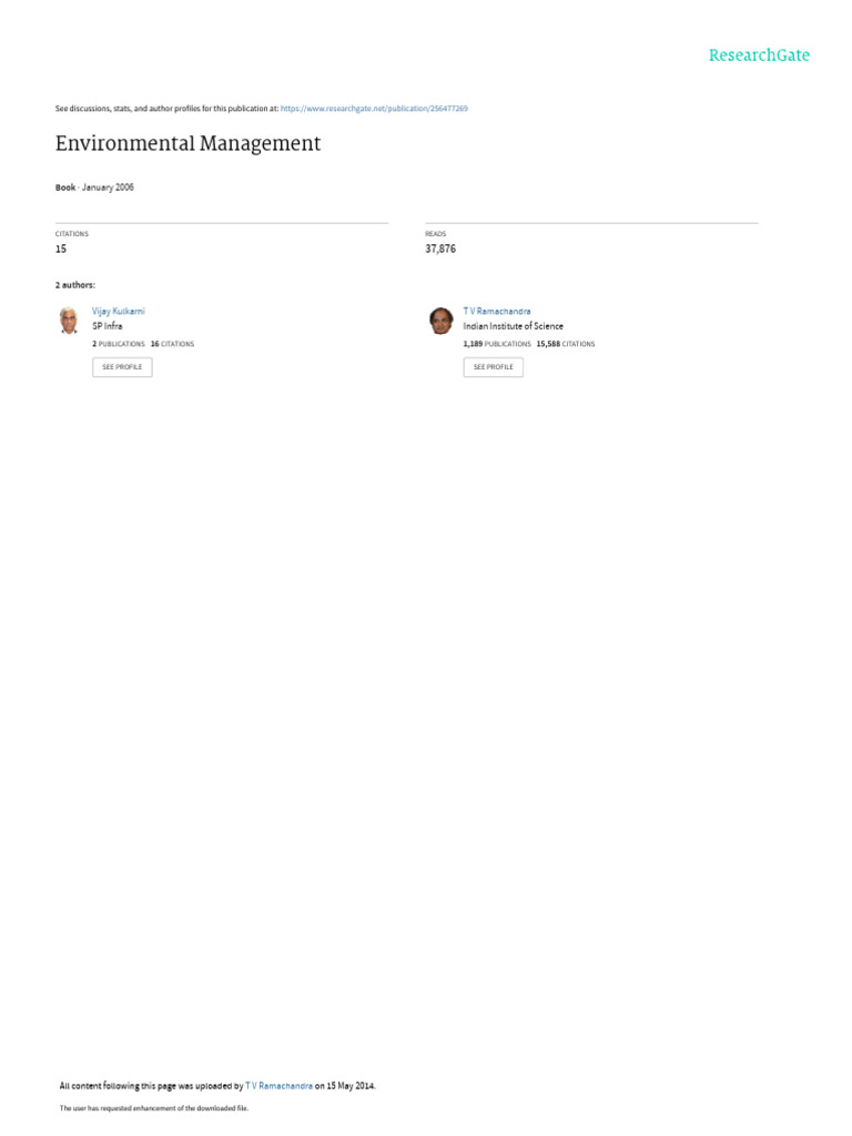 Environmental Management | PDF