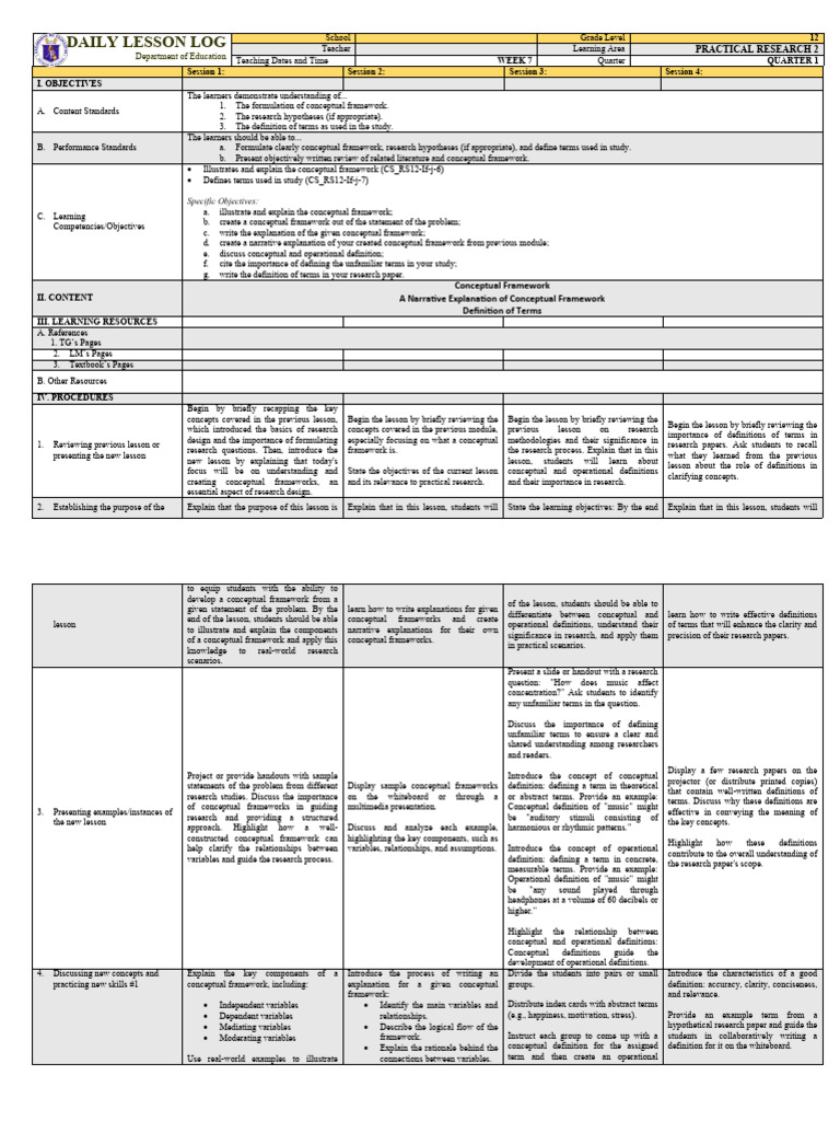 Practical Research 2 Quarter 1 Week 7 | PDF