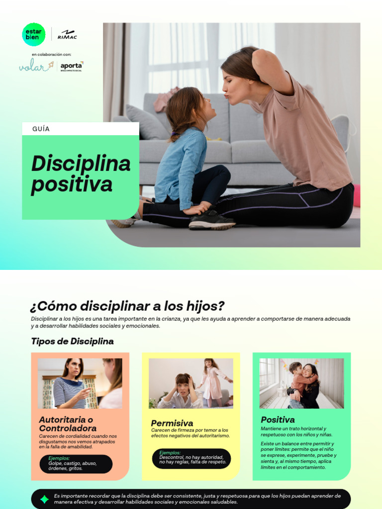 Guía Disciplina Positiva | Descargar gratis PDF | Disciplinas ...