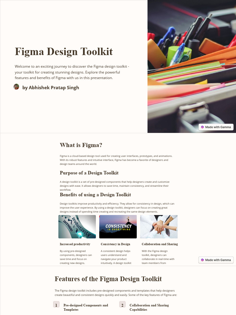 Figma Design Toolkit Pdf Information Science Computer Science