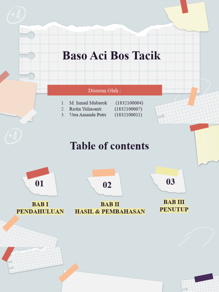 Baso Aci Bos Tacik | PDF | Bisnis