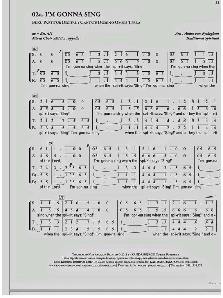 I'm Gonna Sing | PDF