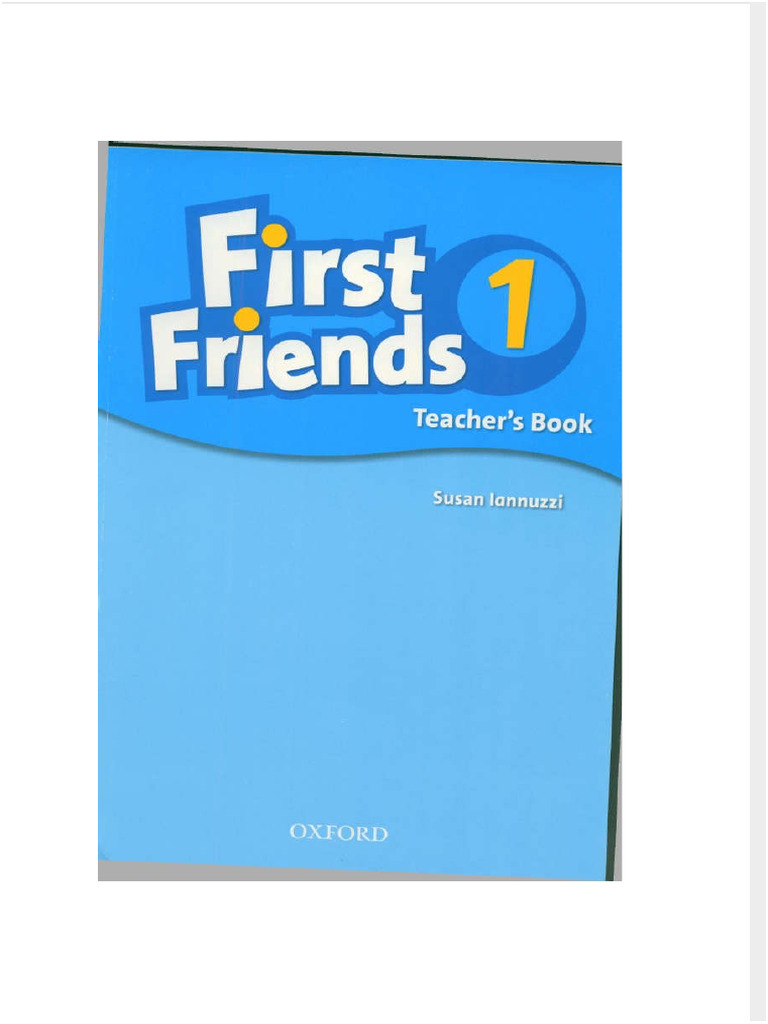 First Friends 1 Teacher's Book PDF | PDF