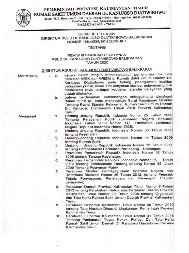 Revisi III Standar Pelayanan RSKD Tahun 2020-20220810075349 | PDF Revisi III Standar Pelayanan RSKD Tahun 2020-20220810075349 | PDF