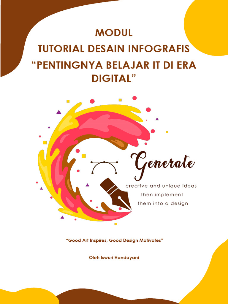 Modul Tutorial Desain Infografis | PDF