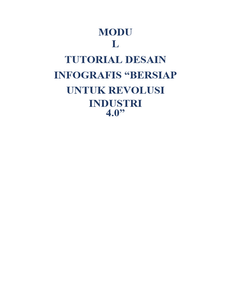 Modul Tutorial Desain Infografis - Part 2 | PDF | Seni