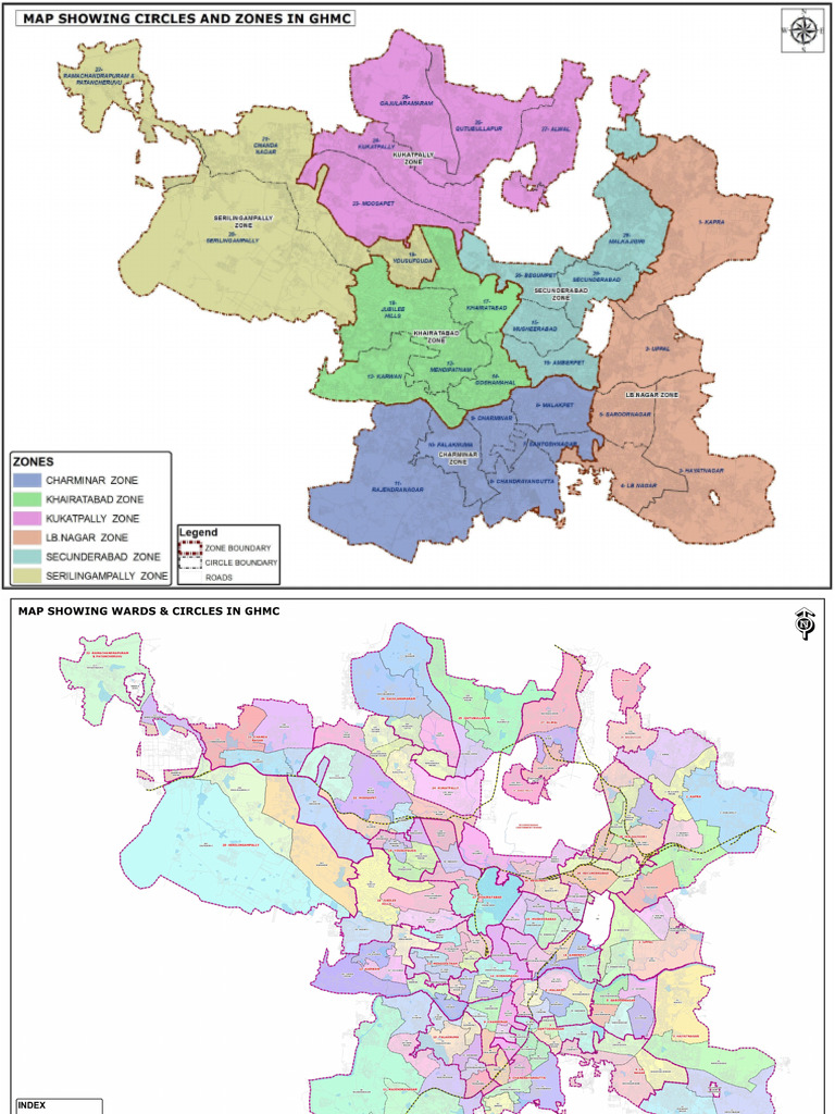 Hyderabad Administrative Zones Overview | PDF | Business