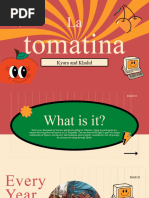 Pinnola Sub Lesson Plan 4 Tomatina | PDF | Entertainment Events | Festival