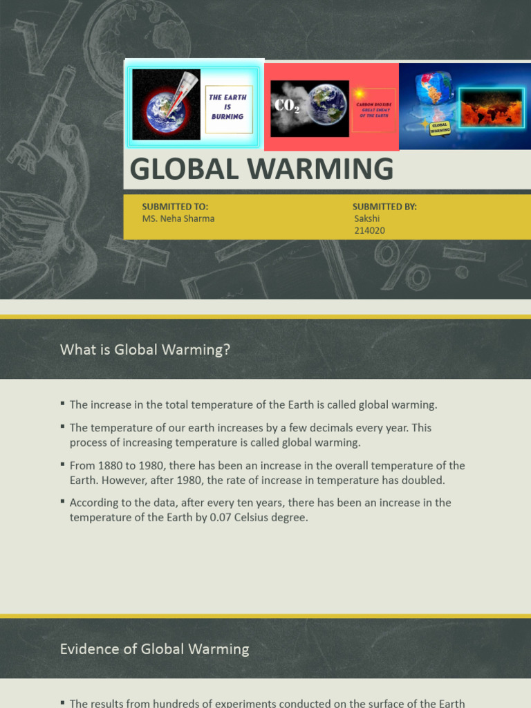 Global Warming | PDF | Climate Change | Greenhouse Gas