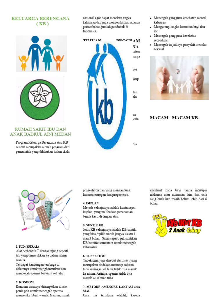 Leaflet KB | PDF | Pengembangan Diri | Gaya Hidup