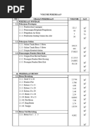 Format Excel Volume Rab | PDF