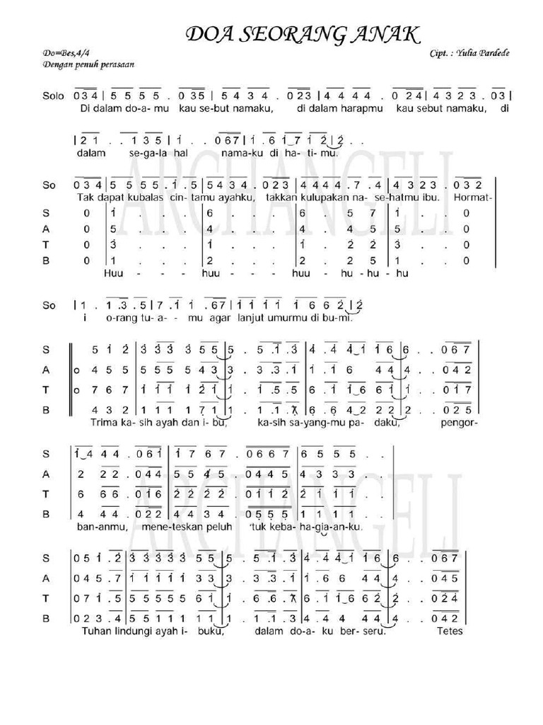 Doa Seorang Anak Pdf