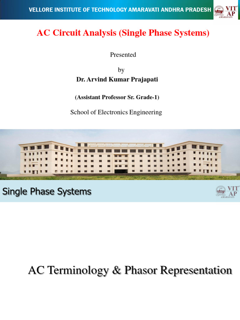 M3 PPT 1 1 phase ac circuit | PDF | Phase (Waves) | Sine Wave