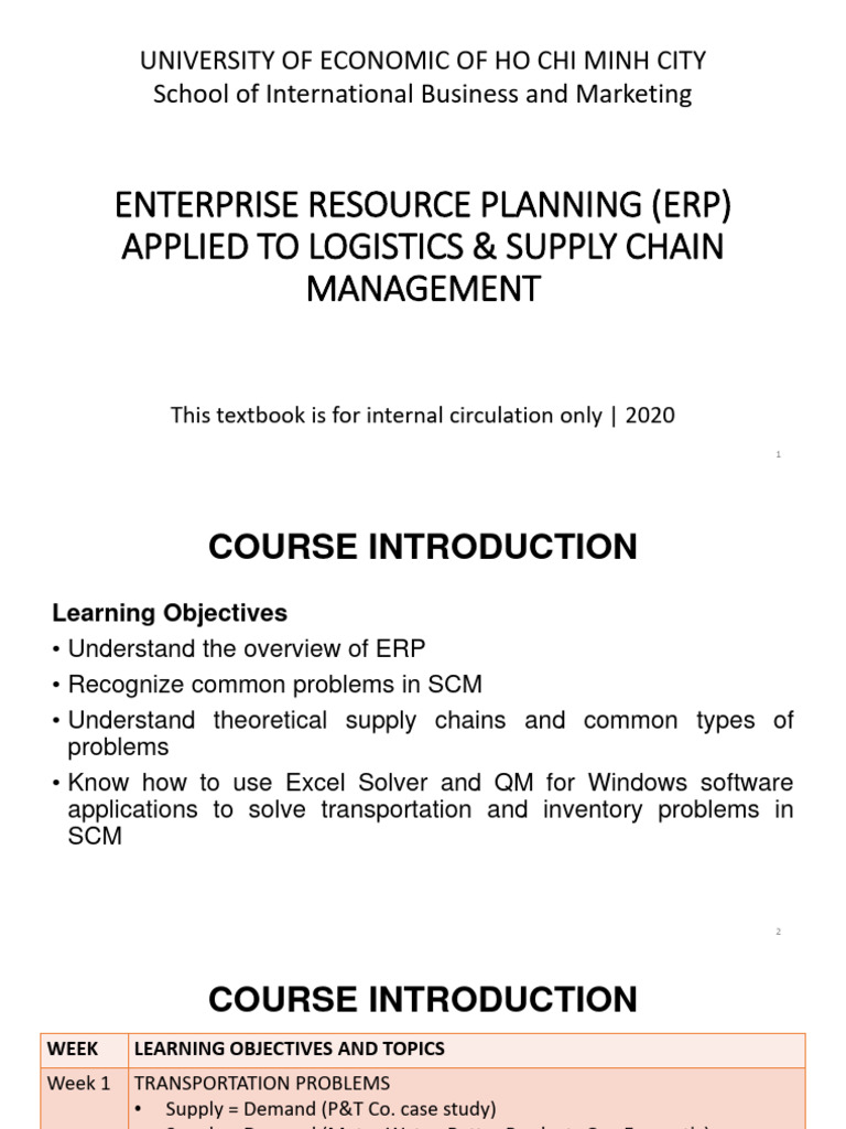 ERP Transportation Inventory - LMS | PDF | Inventory | Business