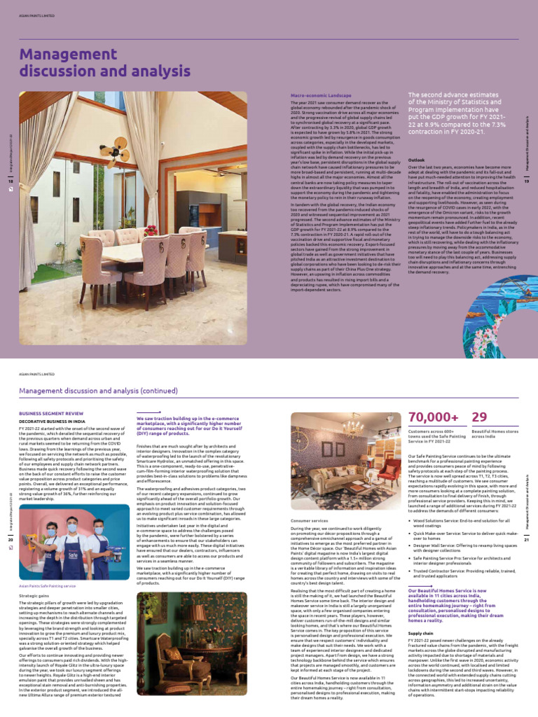 Management Discussion and Analysis | PDF