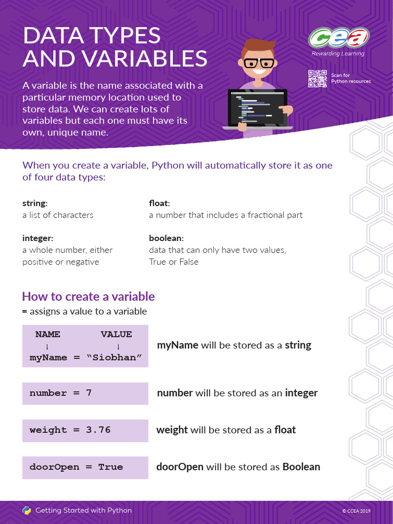 Key Stage 3 Python Posters 1 Pdf Boolean Data Type Control Flow 
