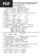 BASIC SCIENCE PRACTICE QUESTIONS (Grade 7) | PDF | Cytoplasm | Science