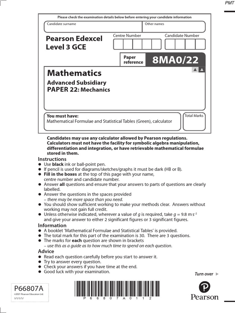 November 2021 QP (Mech) | PDF