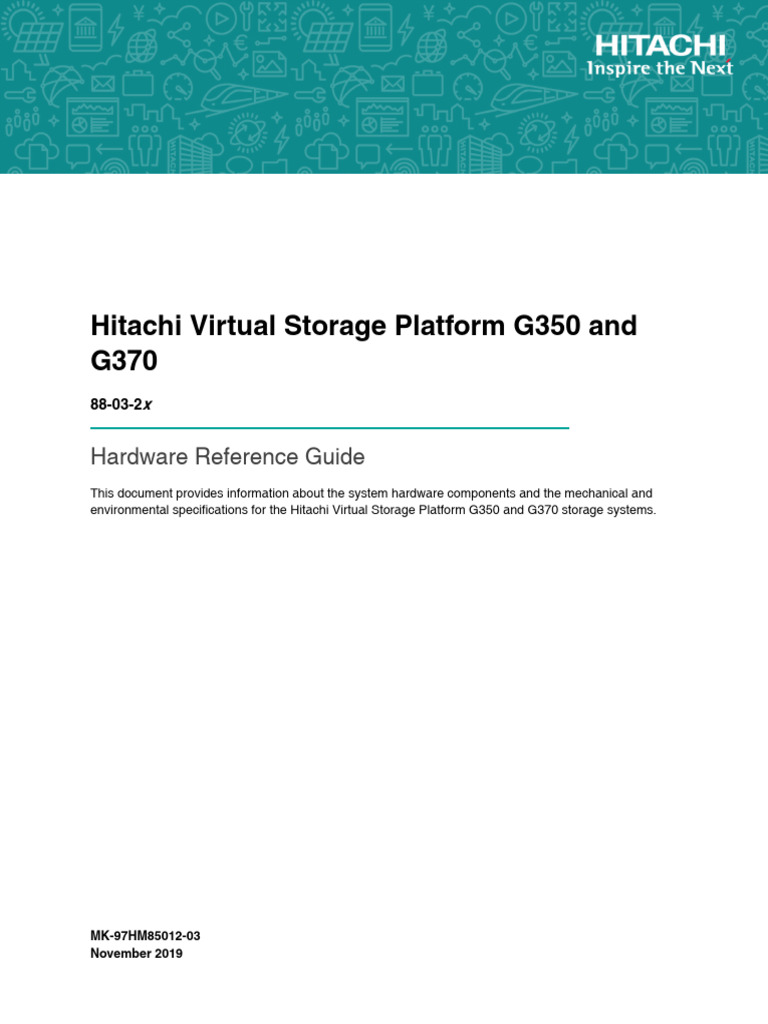 VSP G350 G370 v88 03 2x Hardware Reference MK-97HM85012-03 | PDF | Byte ...