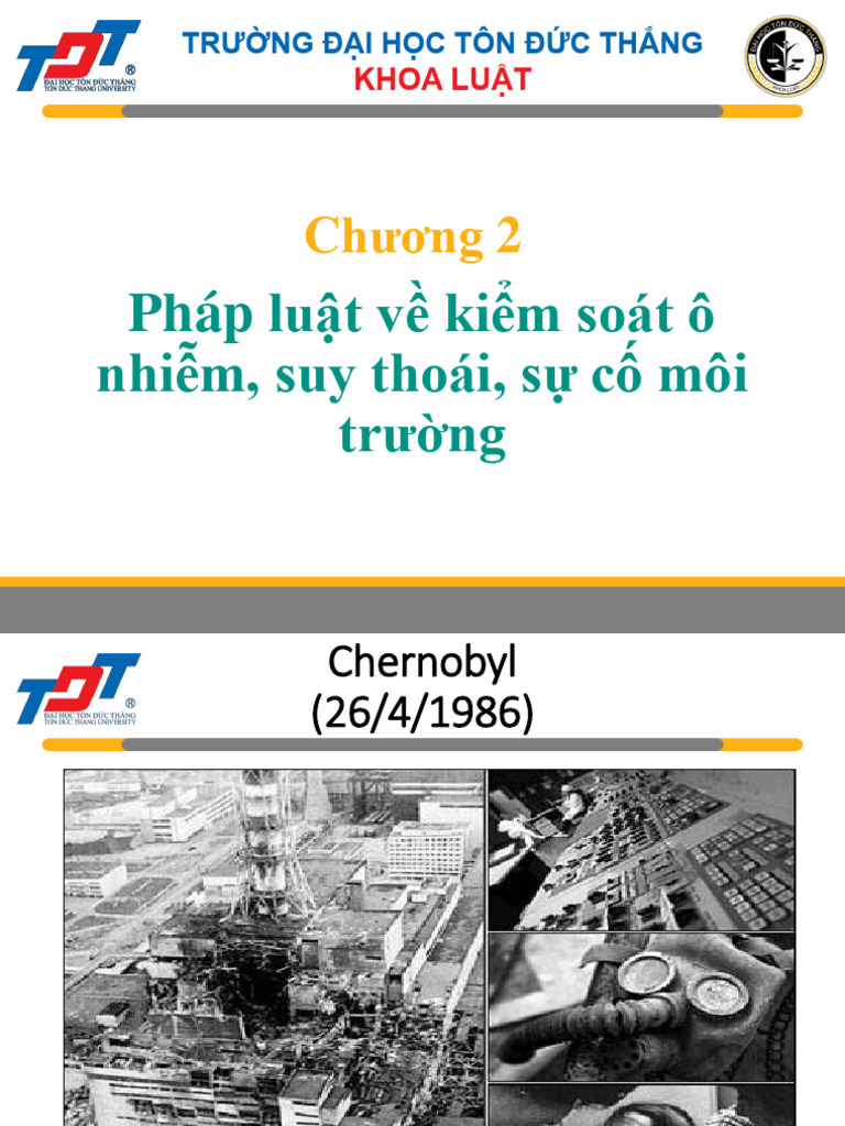 E01034 - Luật Môi Trường - Chương 2 - HK1 - 23 - 24 | PDF