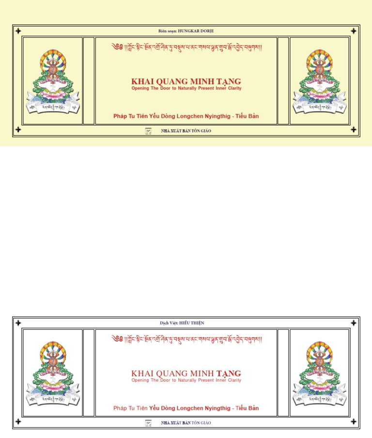 Khai Quang Minh Tang | PDF