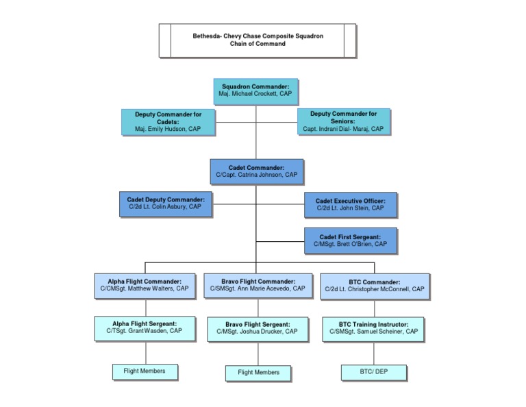 Squadron Chain of Command | PDF