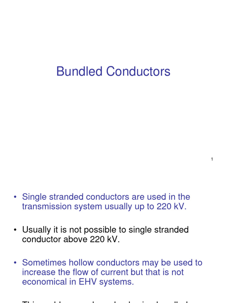 5 Bundled Conductors | PDF