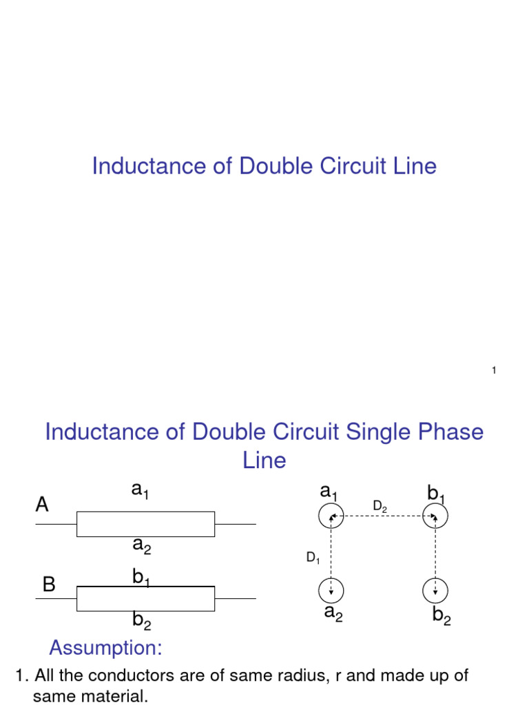 6 Inductance Of Double Circuit Line Pdf