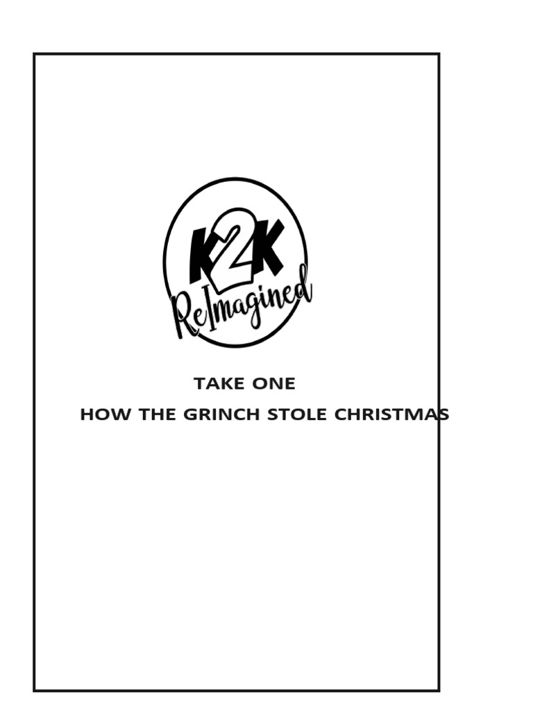 Grinch Monologue and Script Overview | PDF | Dr. Seuss