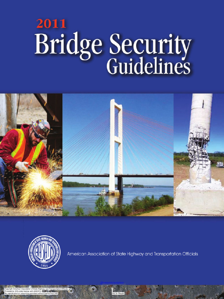 AASHTO - Bridge Security Guidelines - 2011 | PDF