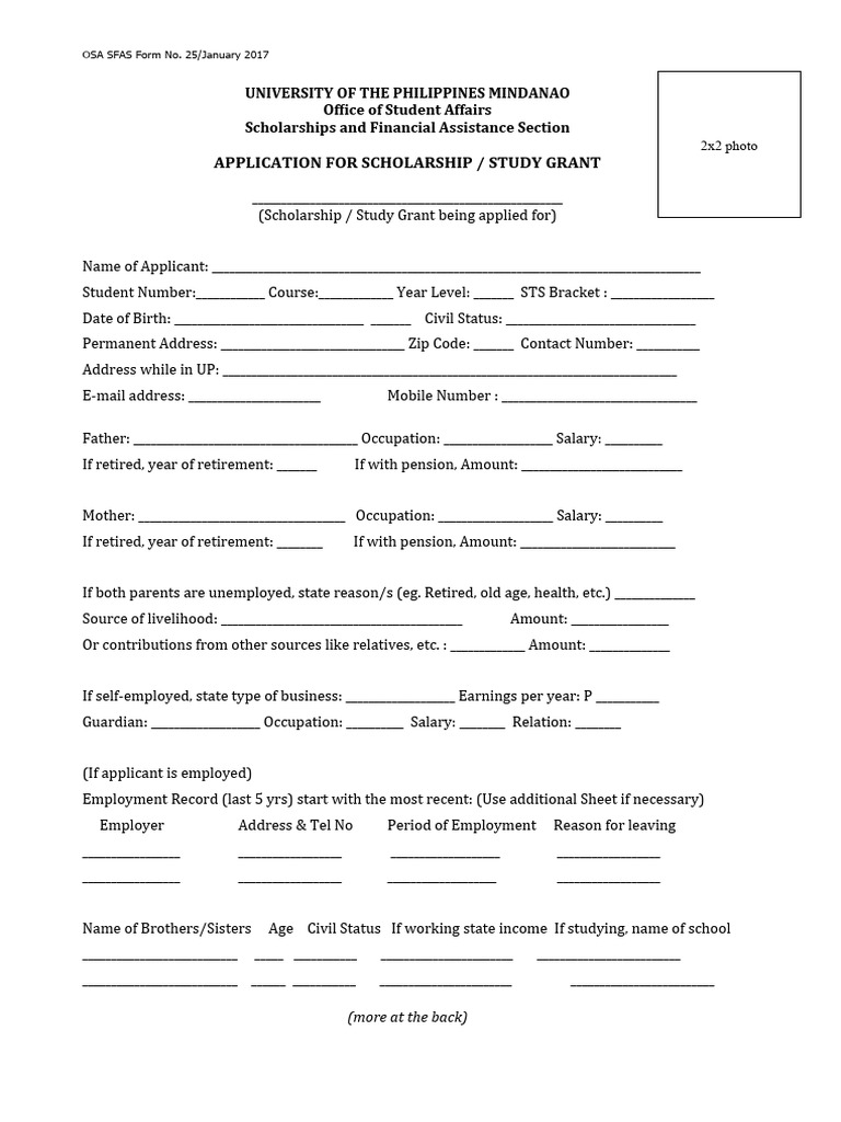 Up Scholarship Application Form Pdf